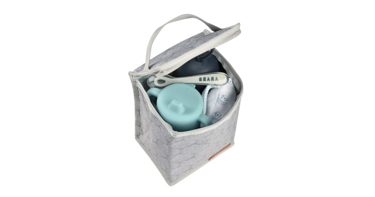 Geanta termoizolanta Beaba Tiny Clouds | Pepita.com