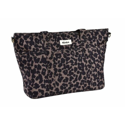 Geanta de bebe Beaba Madrid XXL Leopard | Pepita.com