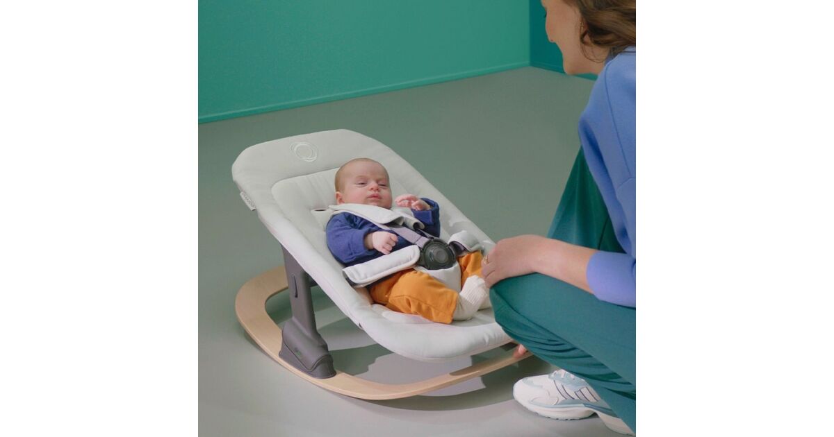 Cadru balansoar pentru set nou-nascut Bugaboo Giraffe Neutral Wood ...