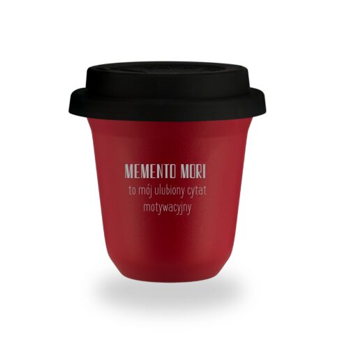 80 ml-es PIROS bögre Memento mori - ez a kedvenc motivációs idézetem ...