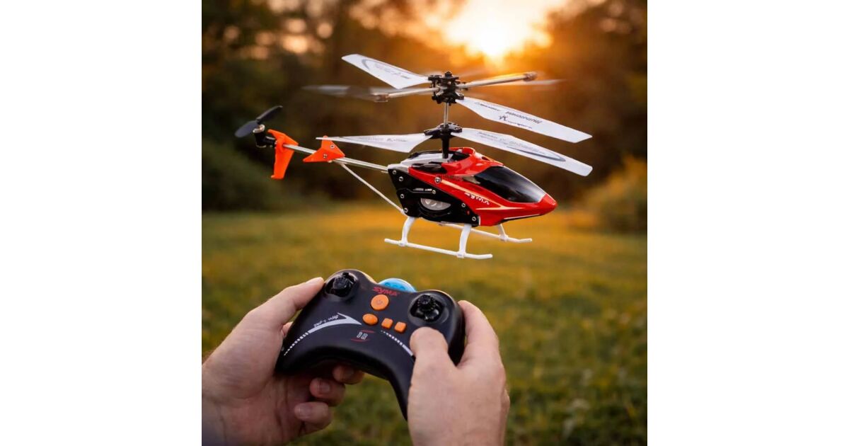 SYMA S5 RC helikopter 3CH piros | Pepita.hu