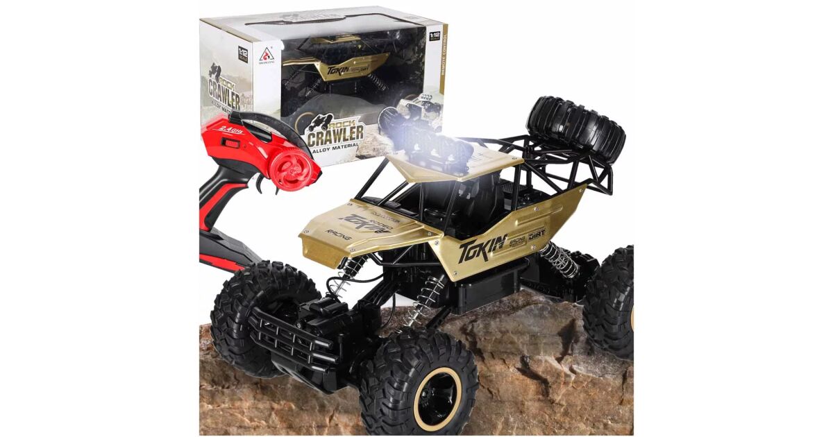 RC autó Rock Crawler 1:12 4WD FÉM arany | Pepita.hu