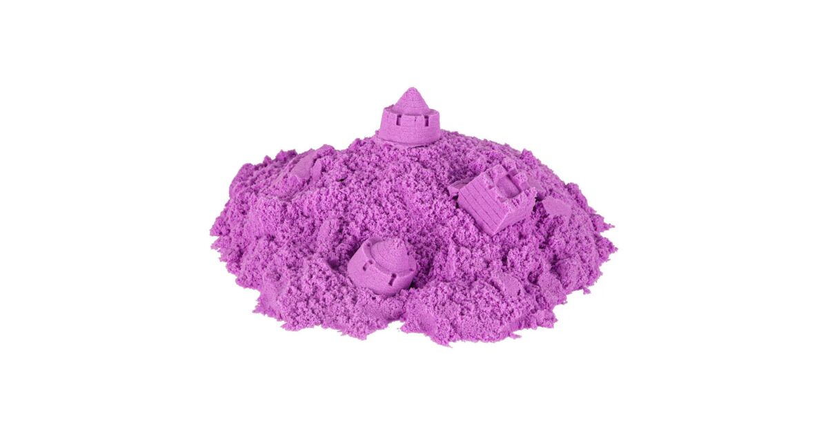 Kinetischer Sand 1kg in lilafarbenem Beutel | Pepita.com