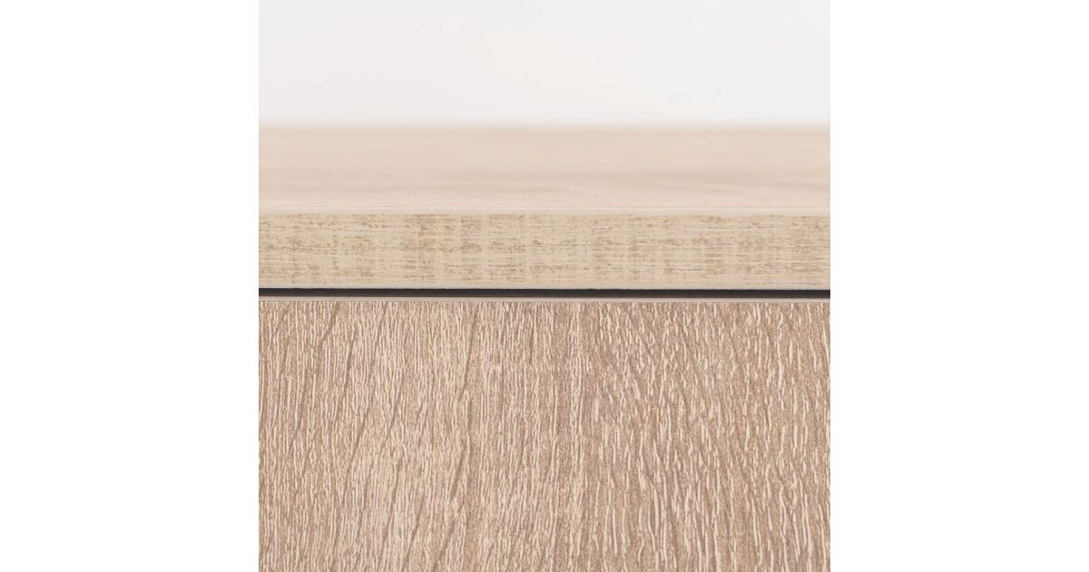 Miami Kommode mit 2 Türen, 80x92 cm, Sonoma Eiche-Sonoma Eiche | Pepita.com