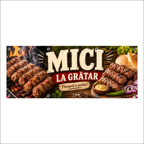 Banner MEDIA, Mici model1, 150 x 60 cm, de exterior | Pepita.com