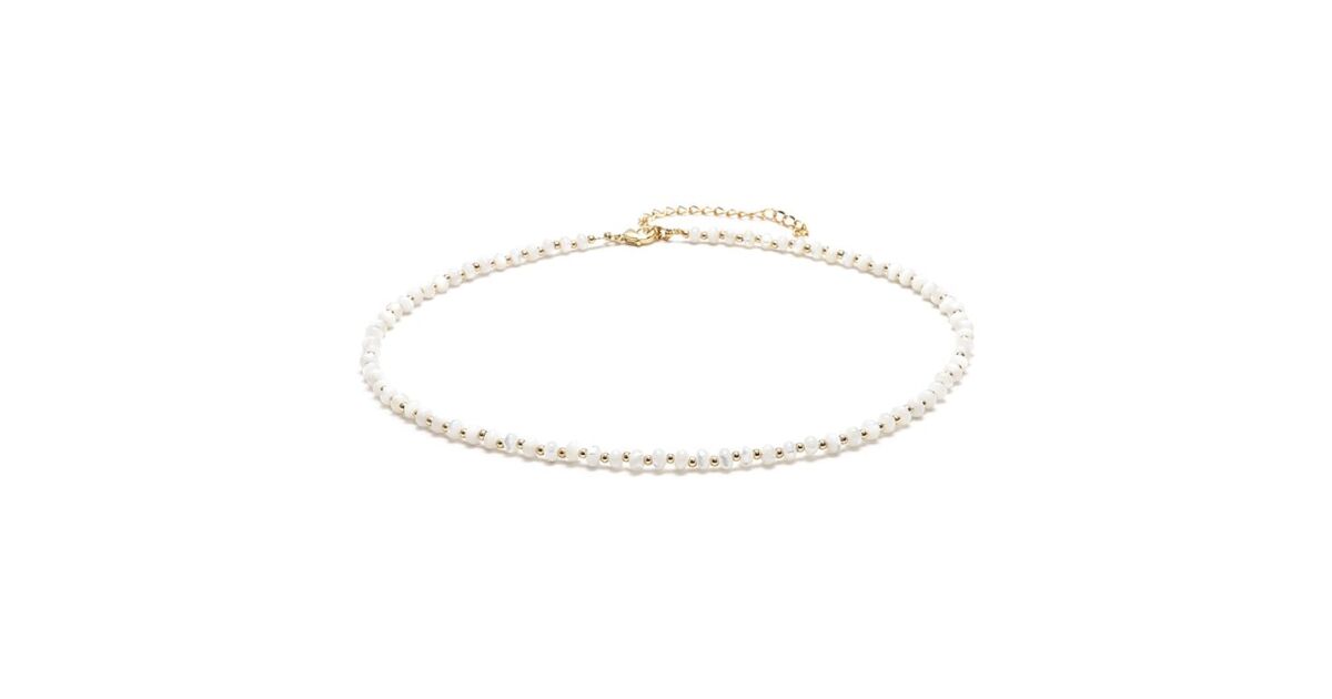 Colier din perle Mother of Pearls, Chocker Kamia cu inchizatoare din ...