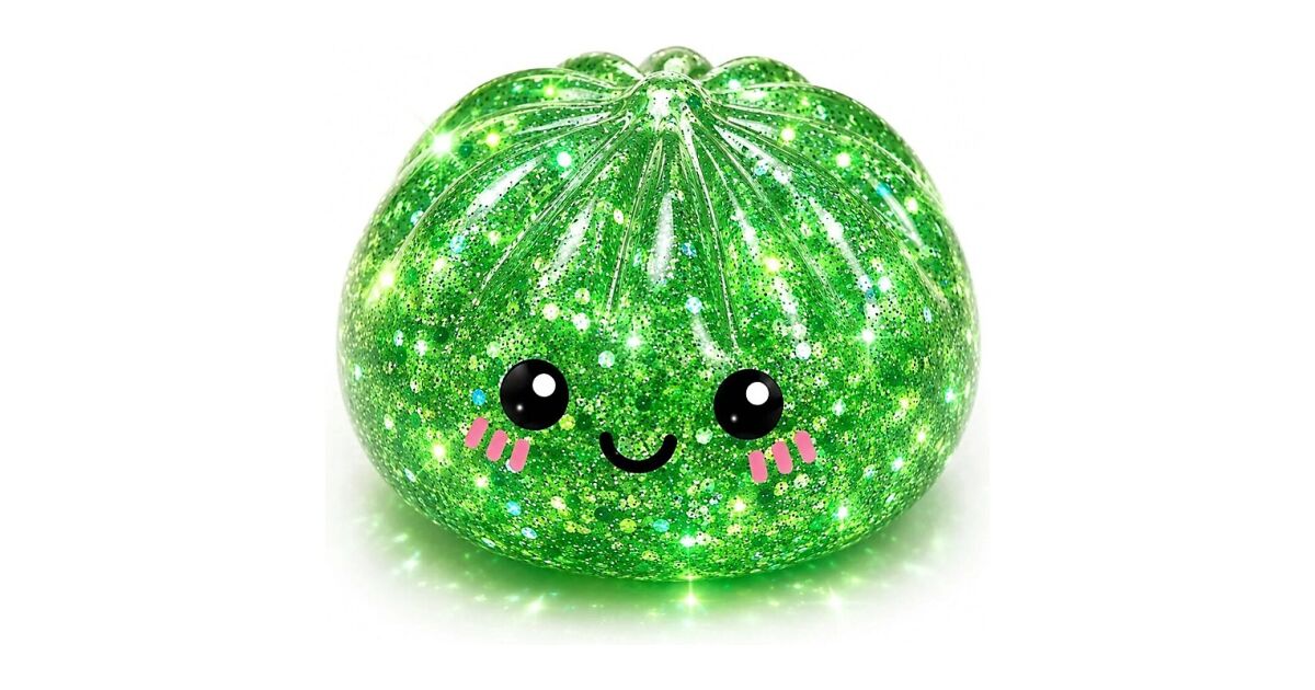 Squeezy Dumplings Glitter Edition világítós meglepetés squishy gombóc ...