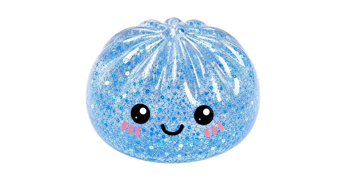 Squeezy Dumplings Glitter Edition világítós meglepetés squishy gombóc ...