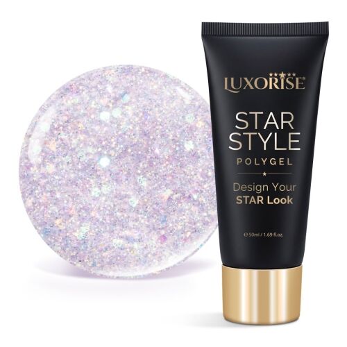 Polygel LUXORISE STAR STYLE - STAR VIBE kollekció, Holo Star, 50 ml ...