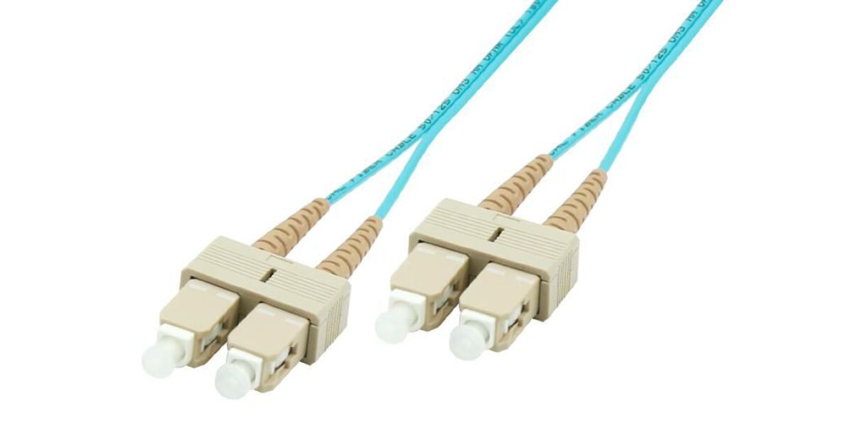 MicroConnect optikai kábel - SC/UPC-SC/UPC 10m OM3 MM Duplex LSZH OD ...