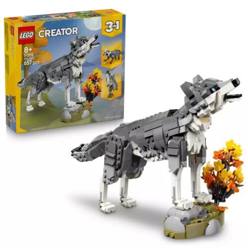 LEGO® Creator 3 az 1-ben Erdei állatok: Szürke farkas 31393 | Pepita.hu