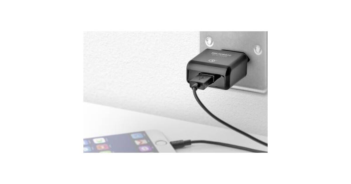 VOLTCRAFT QCP-3000 VC-11342765 USB-s töltőkészülék Aljzat dugó Kimeneti ...