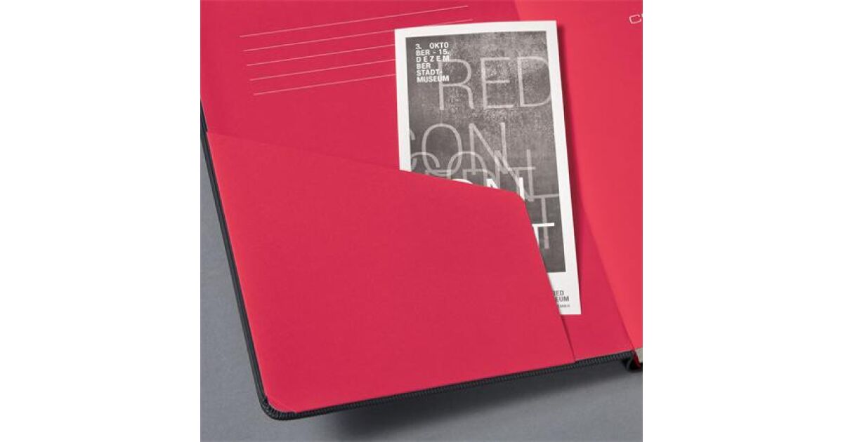 Sigel Conceptum Red Edition 194 lapos A4 vonalas jegyzetfüzet - Fekete ...