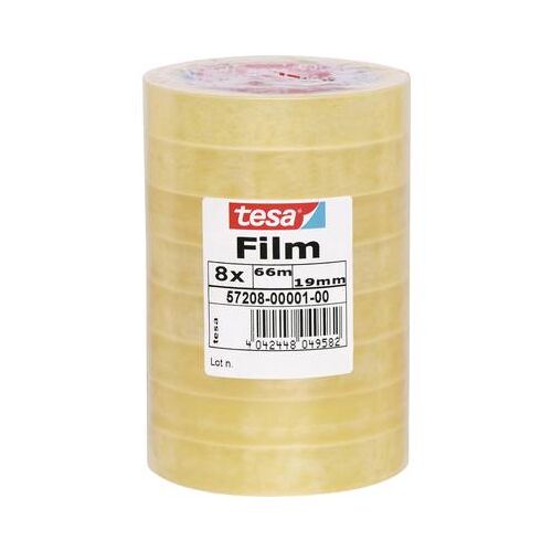 Tesa (57208-00001-01) film Standard Átlátszó (H x Sz) 66 m x 19 mm 8 db ...