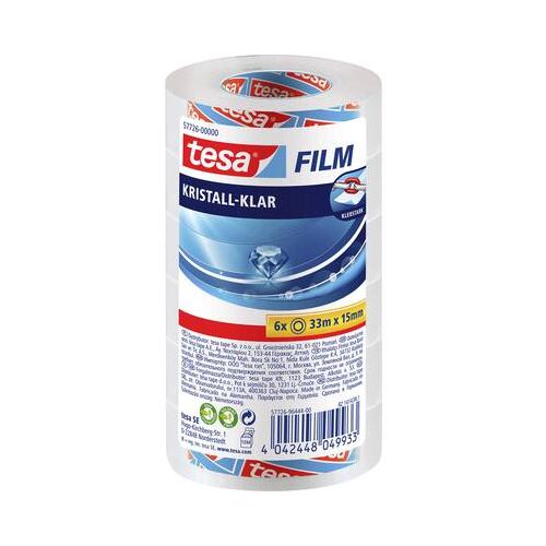 Tesa (57726-00000-02) Ragaszó film kristálytiszta Átlátszó (H x Sz) 33 ...