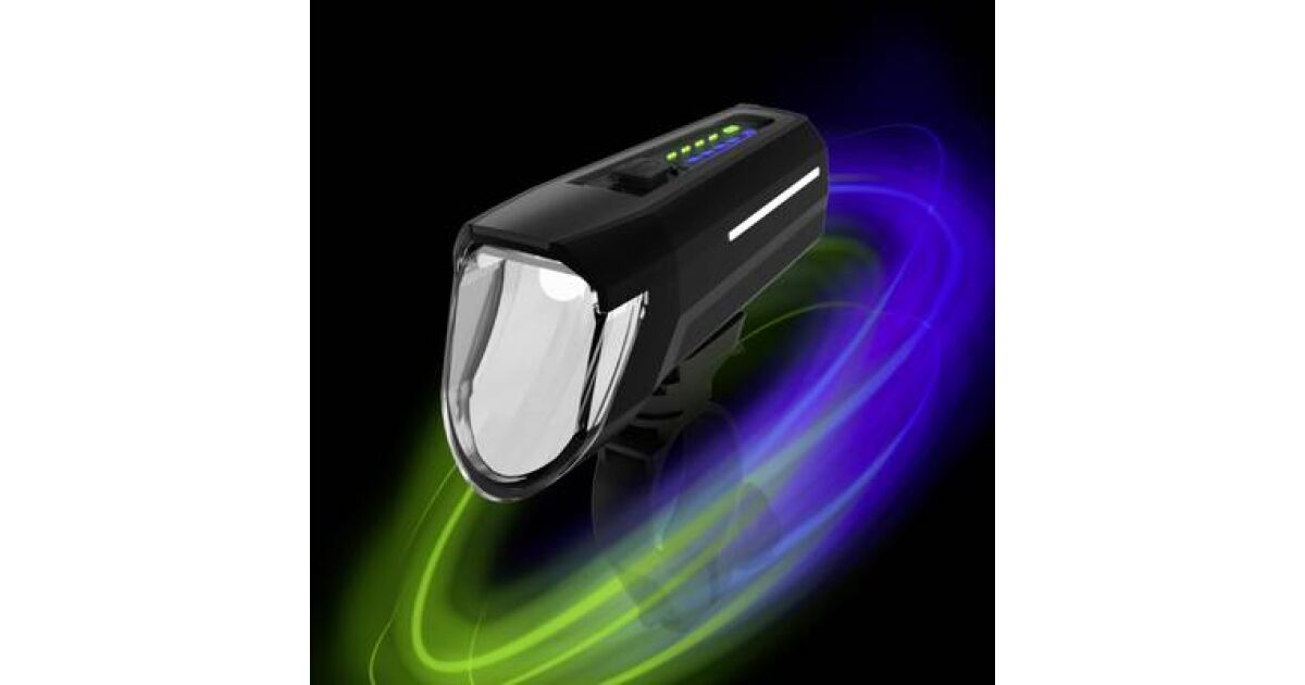 Fischer Fahrrad Frontlicht 100 Lux Kerékpár fényszóró LED Akkuról ...