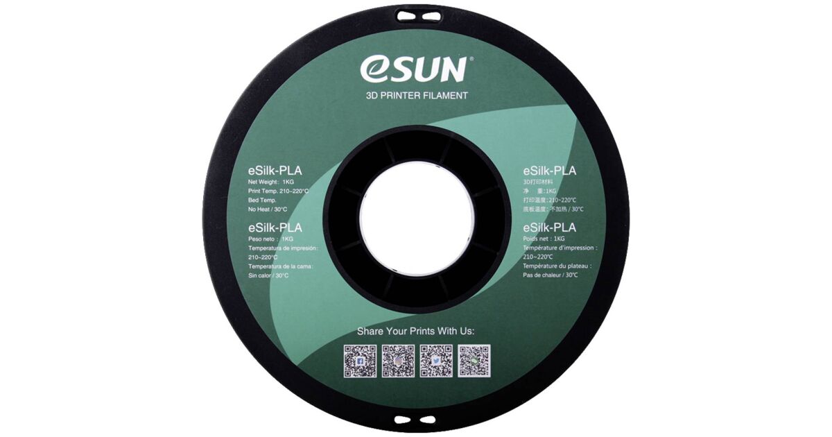 ESUN 3D nyomtatószál PLA műanyag 1.75 mm 1 kg Vörösréz (fémes) (ePLA ...