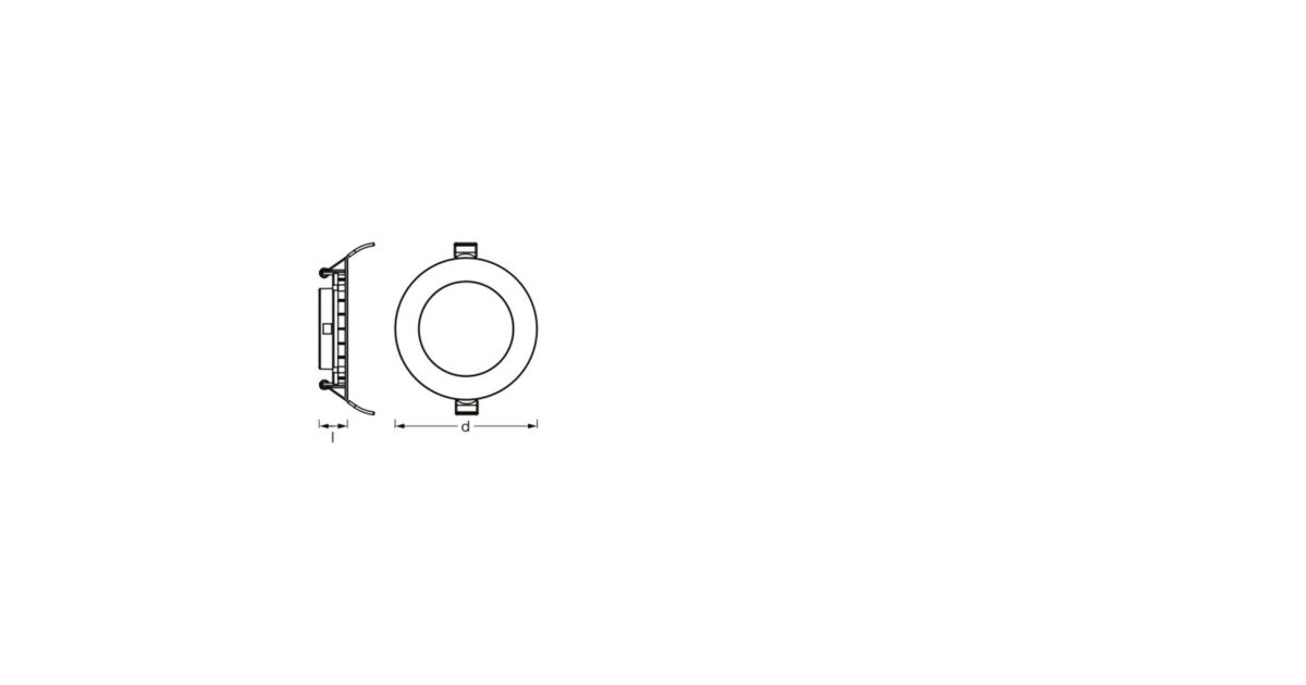 Osram Downlight Slim Set 3 x 120mm 3000K LED-es kültéri fali lámpa 8.00 ...
