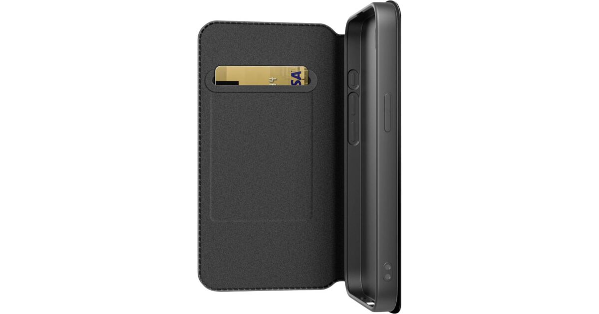 Black Rock Booklet Slim Folio für Apple iPhone 16e, Schwarz Booklet ...