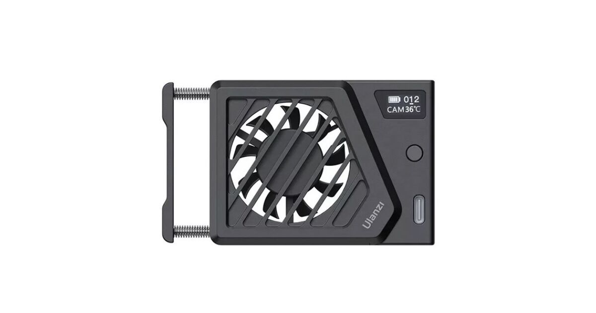 ULANZI CA25-B, C072GBB2, kamera hűtő ventilátor, Sony/Canon/Fuji/Nikon ...