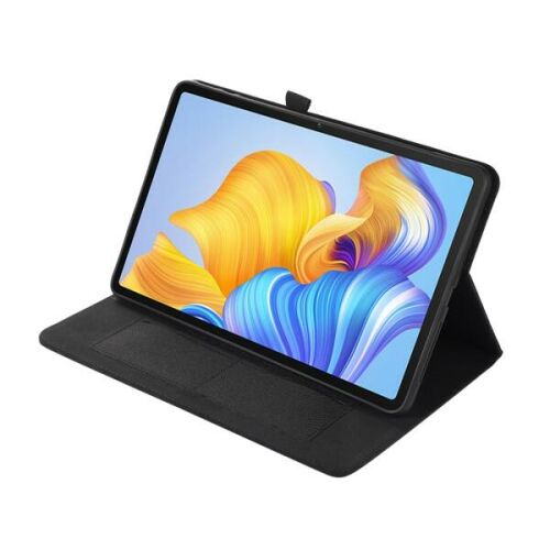 Honor Pad 8 fekete szövet TPU Flip oldalra nyíló, asztali tartó és ...