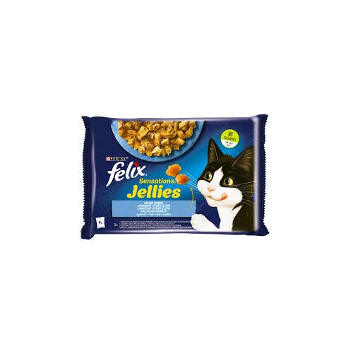 FELIX SENSATIONS HALAS MACSKATÁP 4*85 g NESTLÉ | Pepita.hu