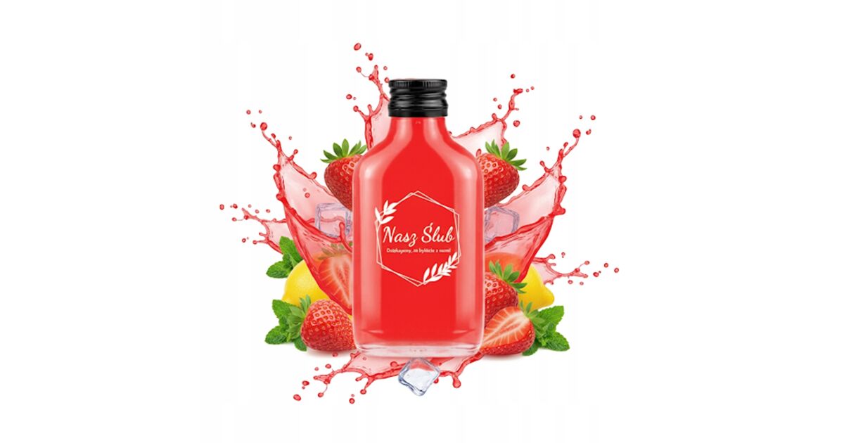 5 db 100 ml-es hip flask üveg ESKÜVŐI mintával | Pepita.hu