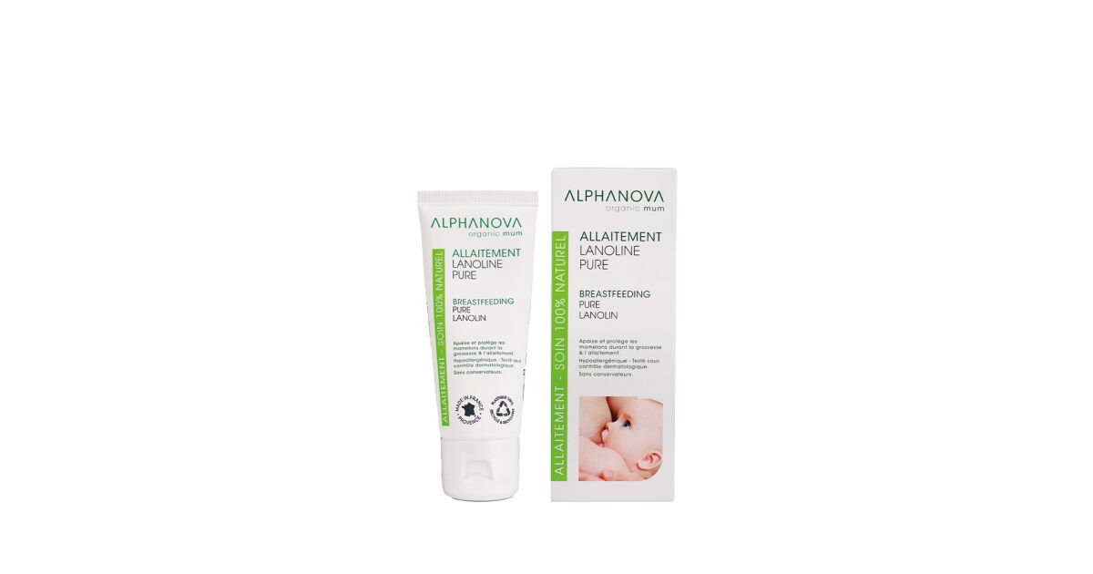 Lanolin szemölcsökre, 100%-ban természetes, 40 ml Alphanova Organic Mum ...