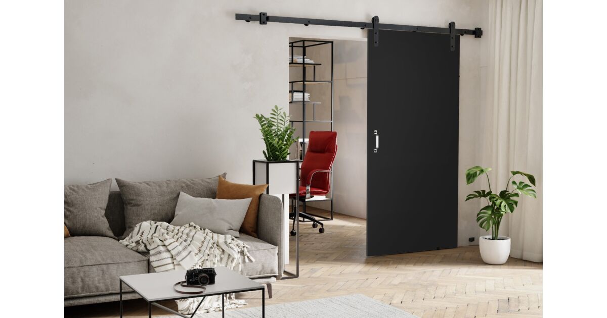 LOFT tolóajtó RETRO 80 fekete | Pepita.hu
