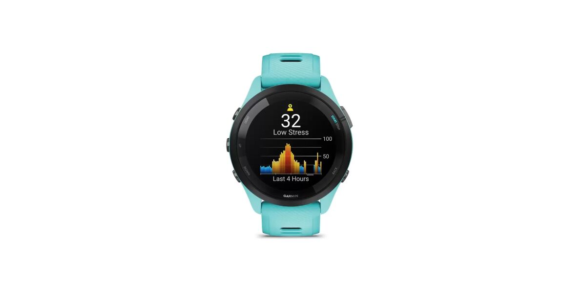Garmin Okosóra Forerunner 265 Aqua-Fekete | Pepita.hu