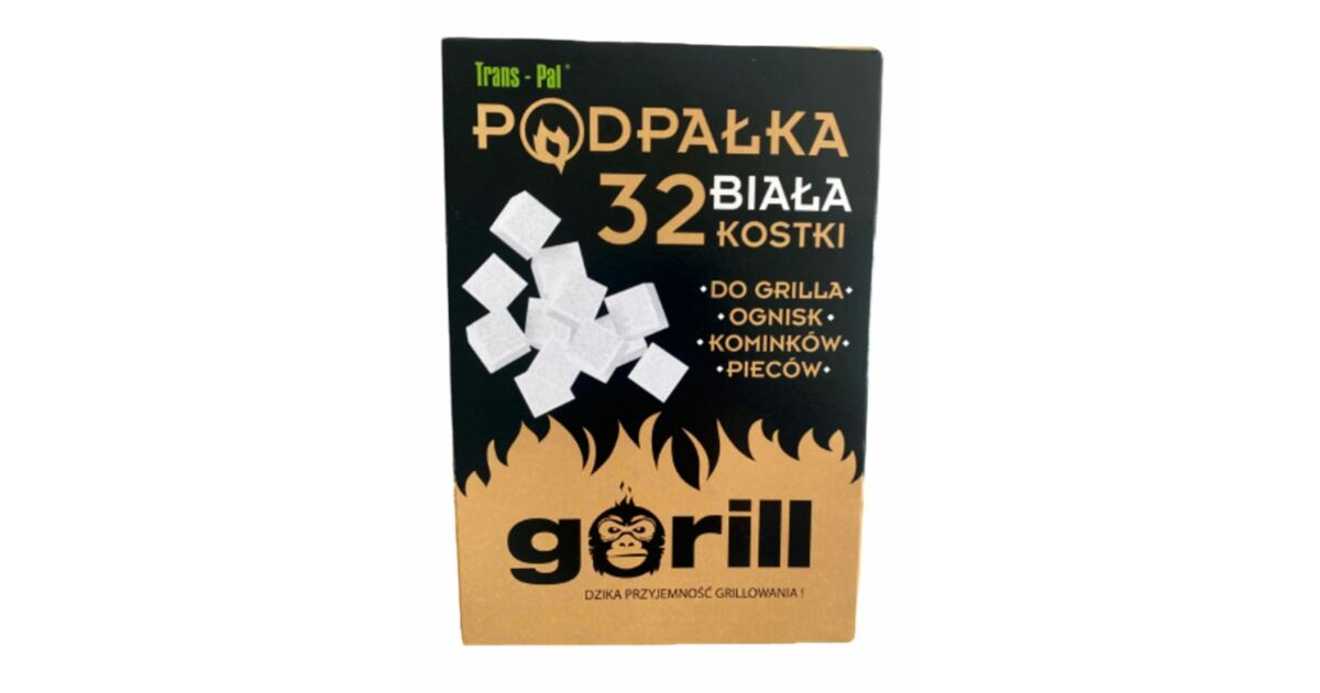 GYÚJTÓS Fehér GRILLHEZ, KÁHÁLÓHOZ, KANDALLÓHOZ GORILL 32 KOCKA | Pepita.hu