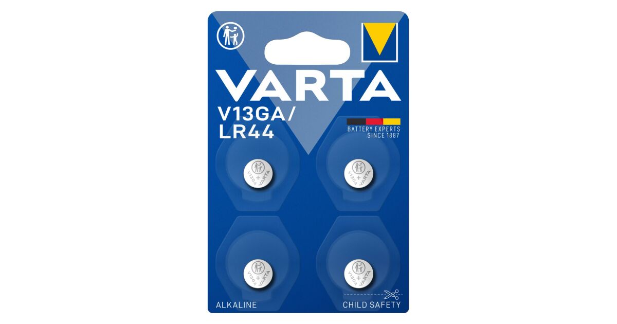 VARTA V13GA 1.5V alkáli gombelem óraelem 4 db x2 | Pepita.hu