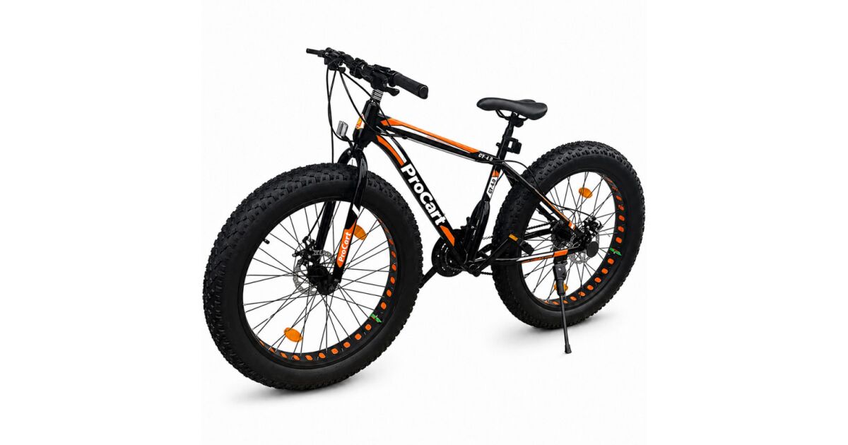 Fat Bike kerékpár 26 hüvelyk, 21 sebesség Shimano, tárcsafékek, 4 ...