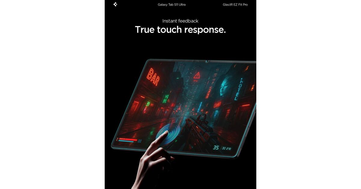 Spigen Glass tR EZ Fit Pro Screen Protector for Samsung Galaxy Tab S11 ...