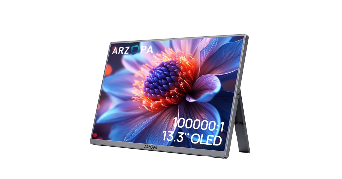 Arzopa AC3 PRO 13,3 hüvelykes OLED hordozható monitor | Pepita.hu