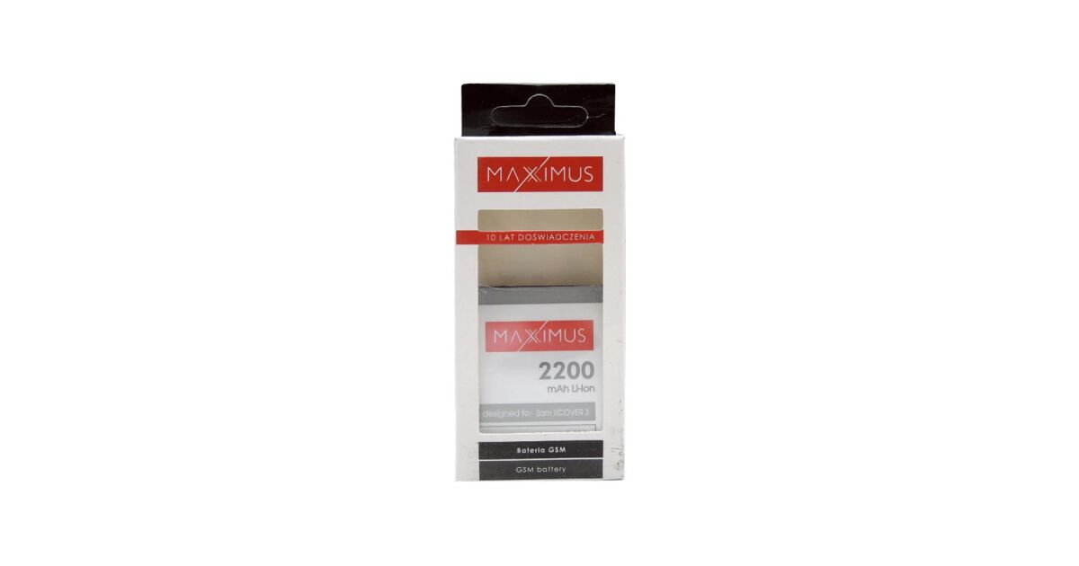 Battery Maxximus akkumulátor Samsung XCover 3 készülékhez, 2200 mAh Li ...
