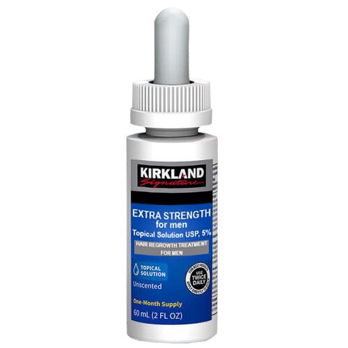 Oldat, Kirkland Signature, Minoxidil 5%, hajhullás kezelése, Pipettával ...