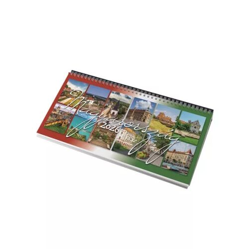 Realsystem 2026 Ungaria 7991-09 Calendar de birou orizontal, bordo ...