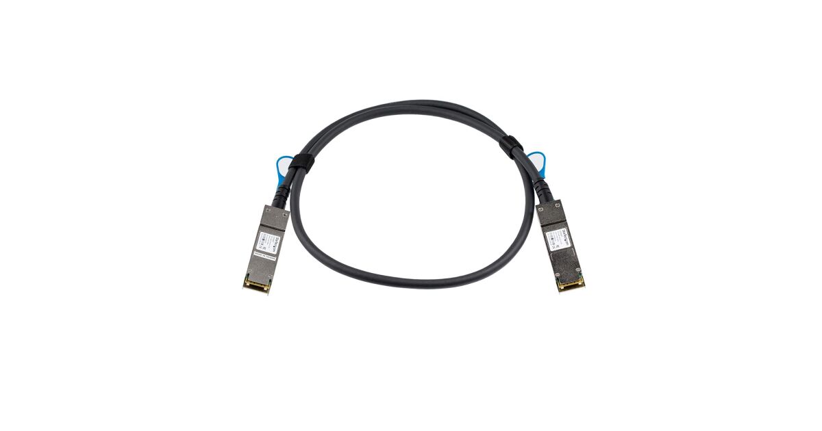StarTech.com JG326AST száloptikás kábel 1 M QSFP+ Fekete | Pepita.hu