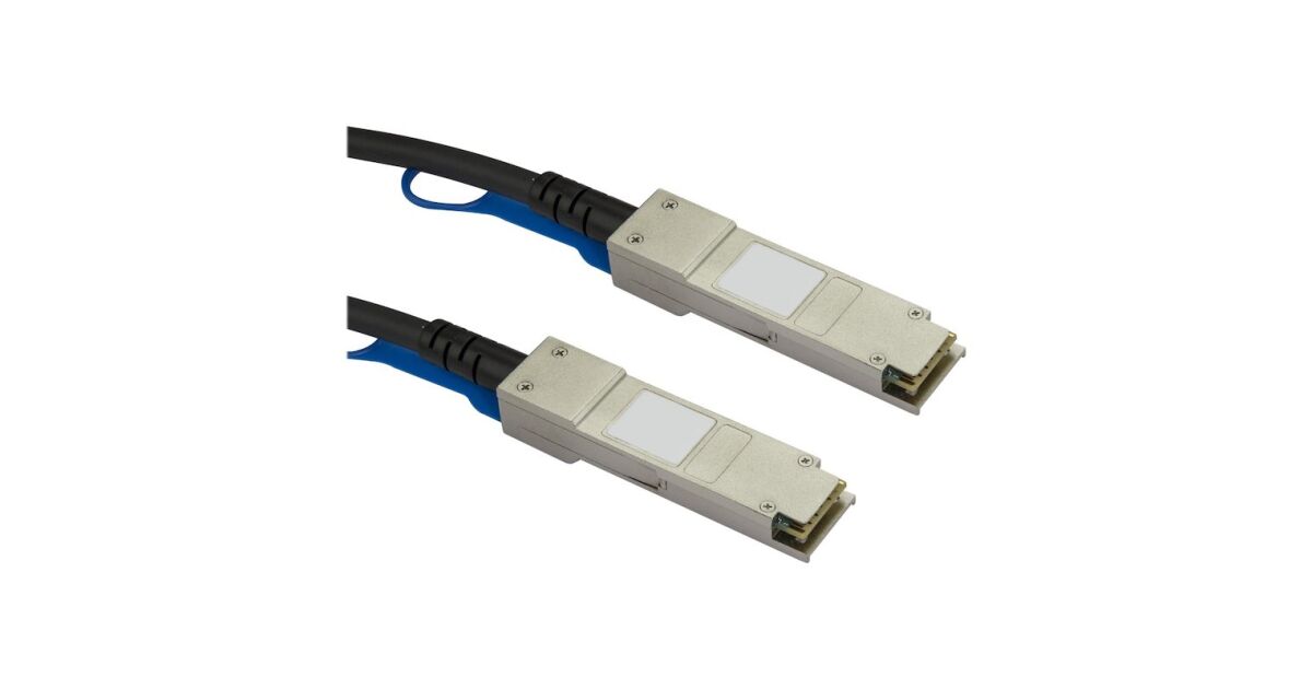 StarTech.com JG326AST száloptikás kábel 1 M QSFP+ Fekete | Pepita.hu