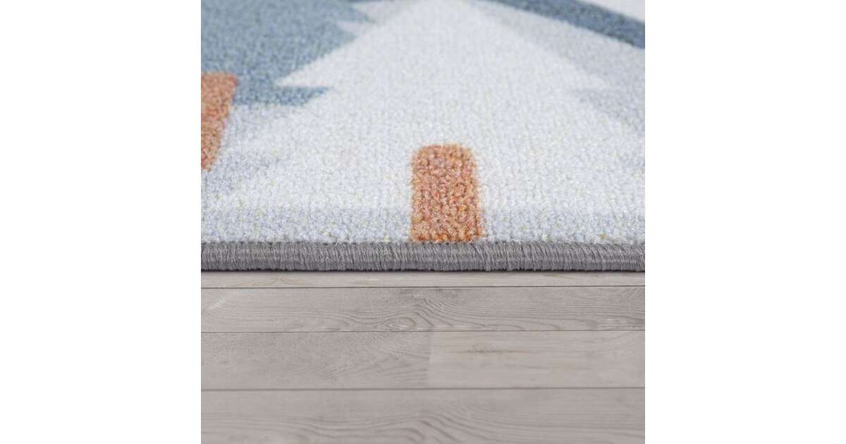 játék szőnyeg gyerekszoba utca motívum krém, modell 20392, 80x150cm ...