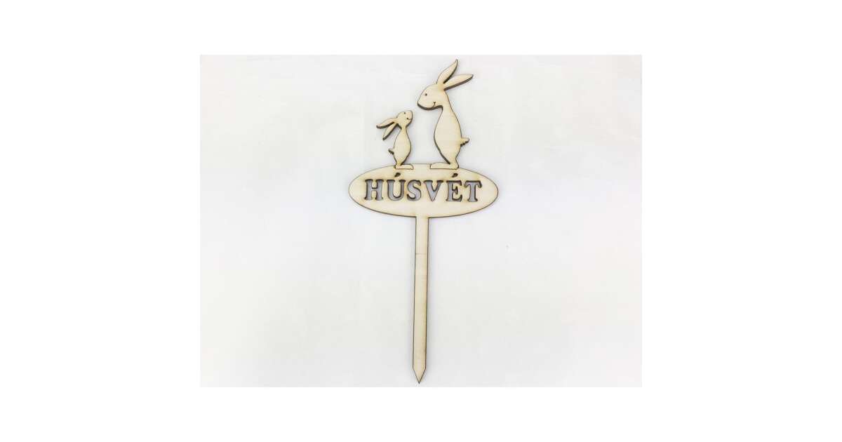 Natural wood - Bunny father BUNNY 8cm | Pepita.com