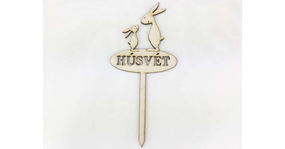 Natural wood - Bunny father BUNNY 8cm | Pepita.com