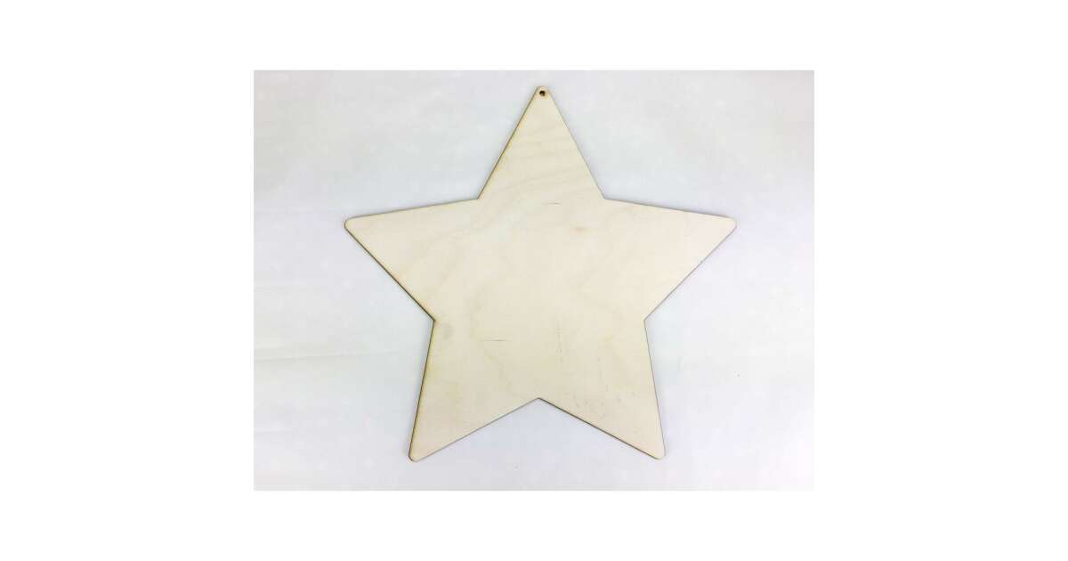 Natúr fa - Csillag nagy 26,5cm | Pepita.hu