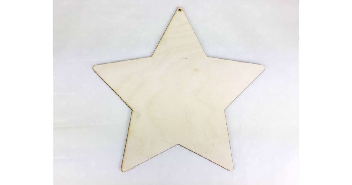 Natúr fa - Csillag nagy 26,5cm | Pepita.hu