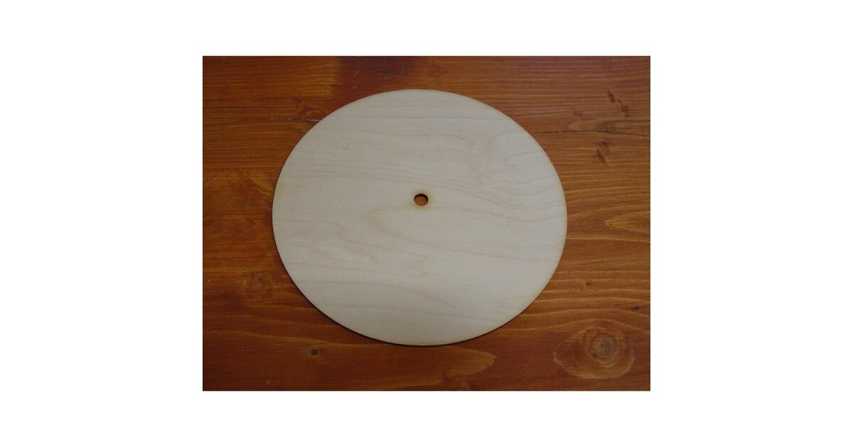 Natúr fa - Óralap kerek 18cm | Pepita.hu