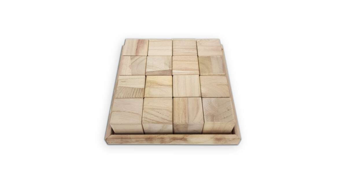 Natúr fa kocka puzzle 16db-os | Pepita.hu
