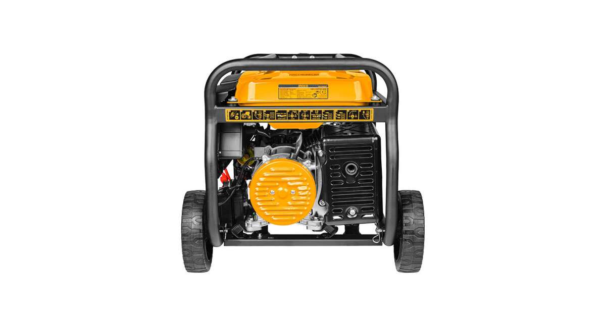 INGCO GE35006ES benzin generátor, 3500W, 7KM, AVR | Pepita.hu