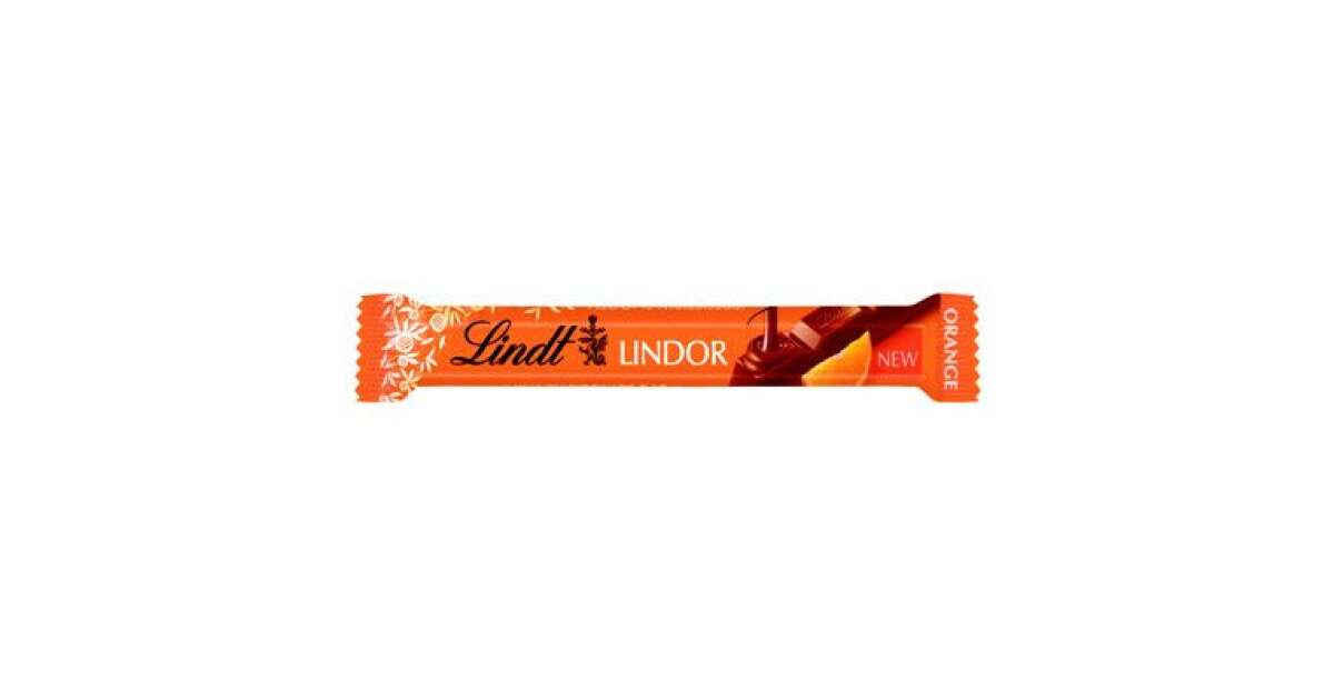 Lindt Lindor 38g narancsos csoki | Pepita.hu