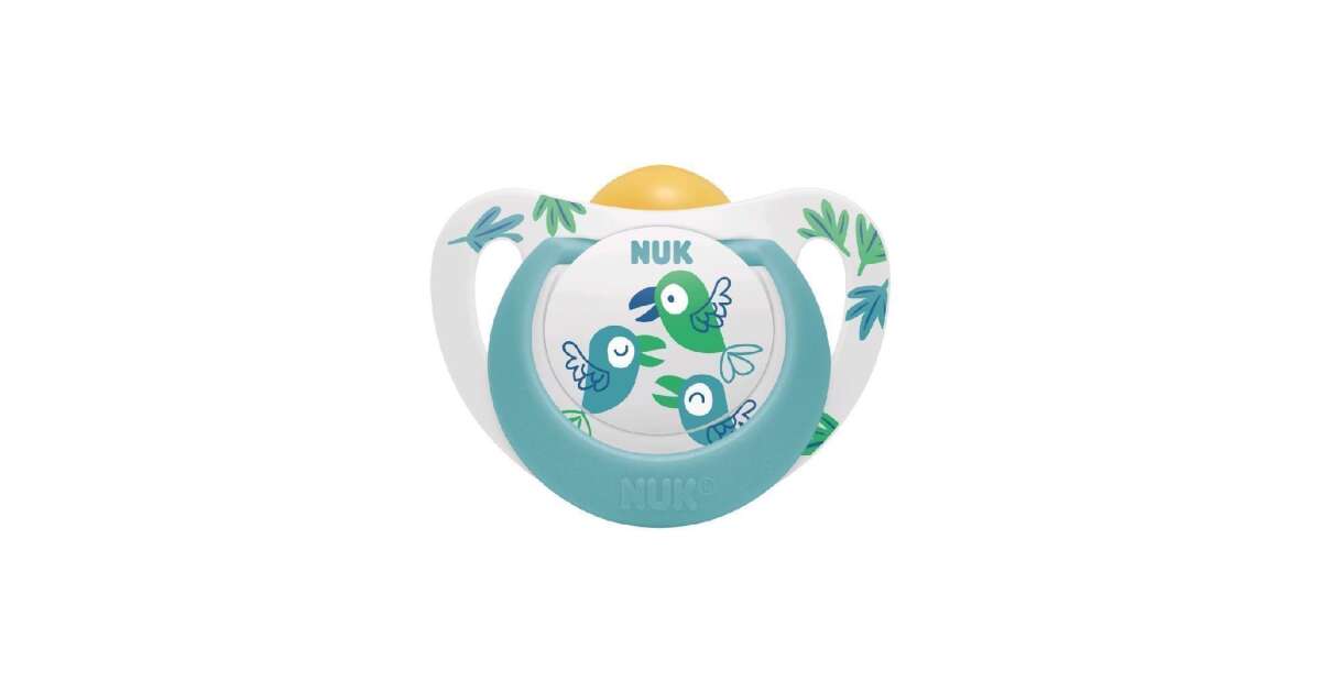 NUK Star baba cumi latex 6-18 h, zöld 6-18 m | Pepita.hu